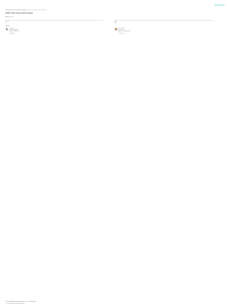 2024IEEECSDE | PDF | Machine Learning | Cognitive Science