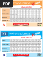 Apotemi̇ Maraton Tyt TG Cevap Anahtari | PDF
