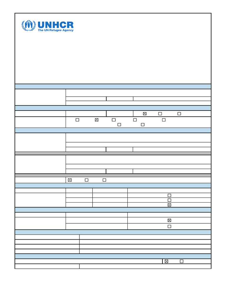 UNHCR PHF Asset Management Officer Panama - Jason R. Schooler | PDF ...