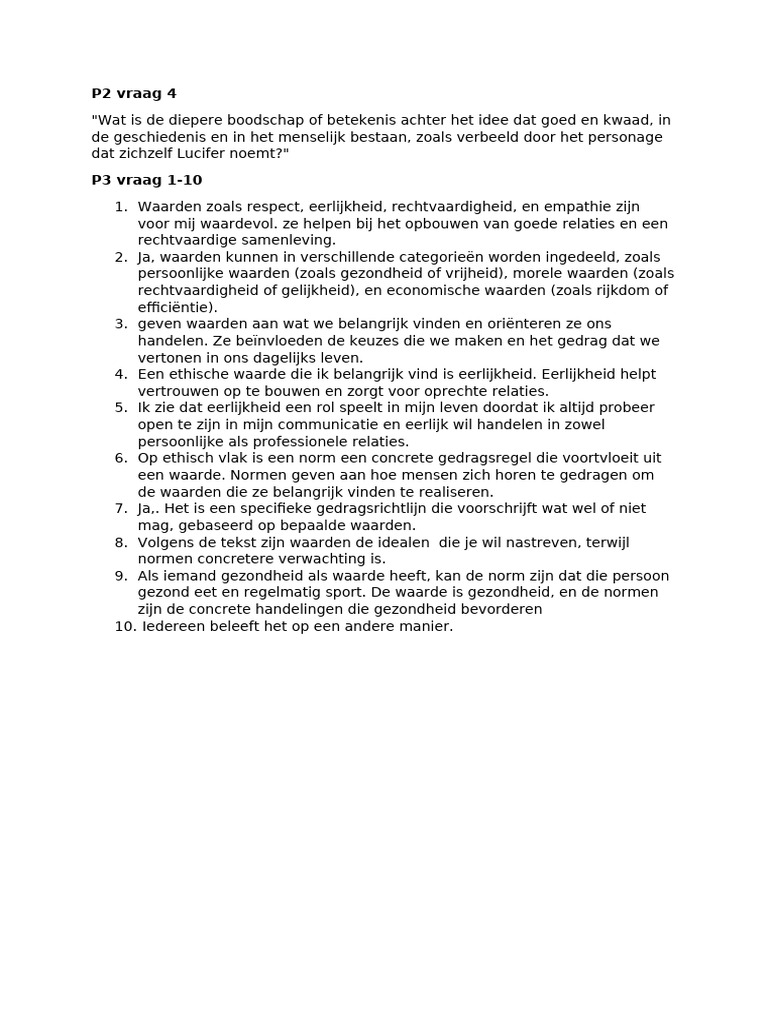 Godsdienst Vragen Studie | PDF