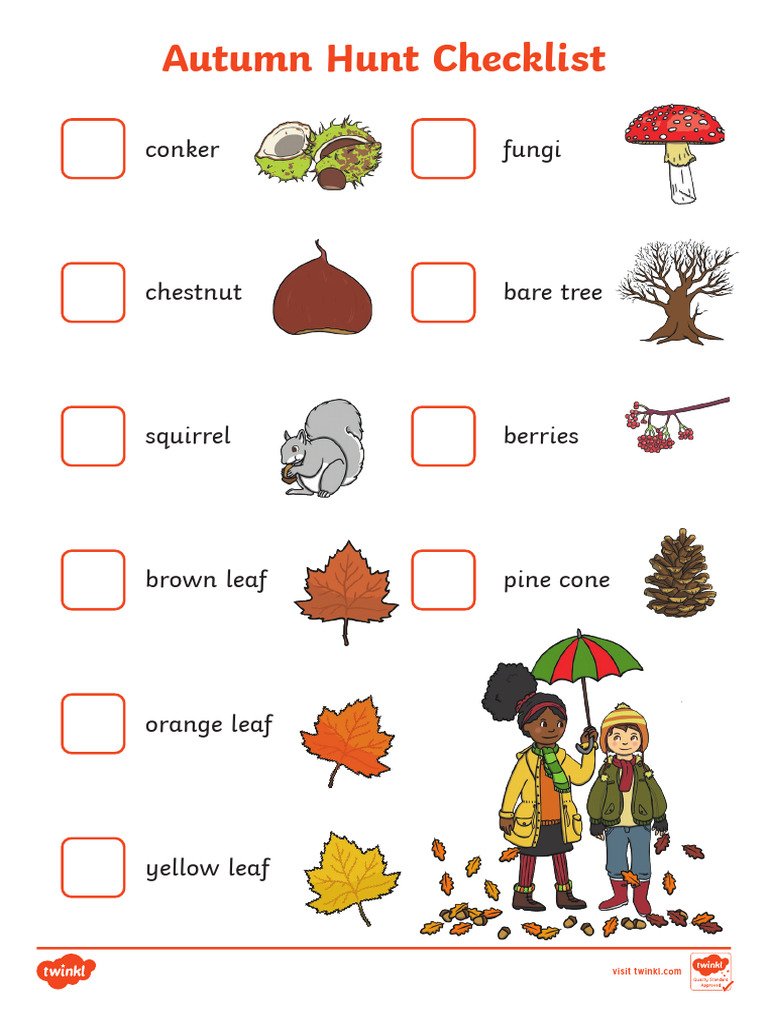 T T 22426 Autumn Hunt Checklist Ver 3 | PDF