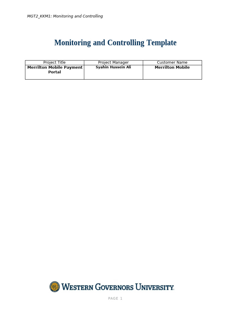 Merrilton Mobile Payment Risk Management | PDF | Risk Management | Risk