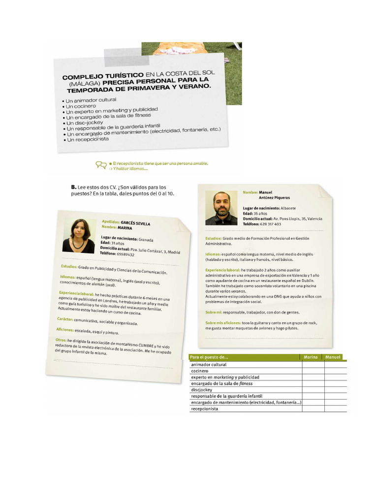 Gente Que Trabaja Unidad 7 Printscreen Tarea Final | PDF