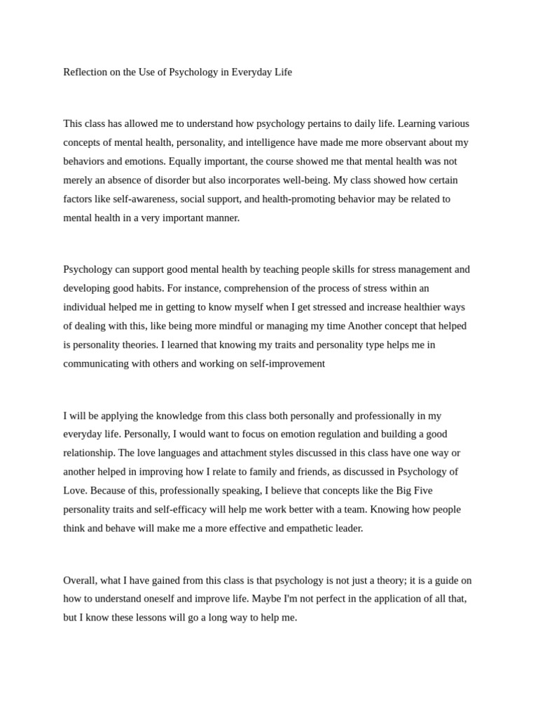 Reflection Apichaya | PDF