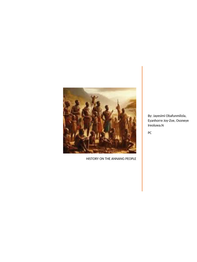 History of Annang People | PDF | Cultural Anthropology | Ethnicity