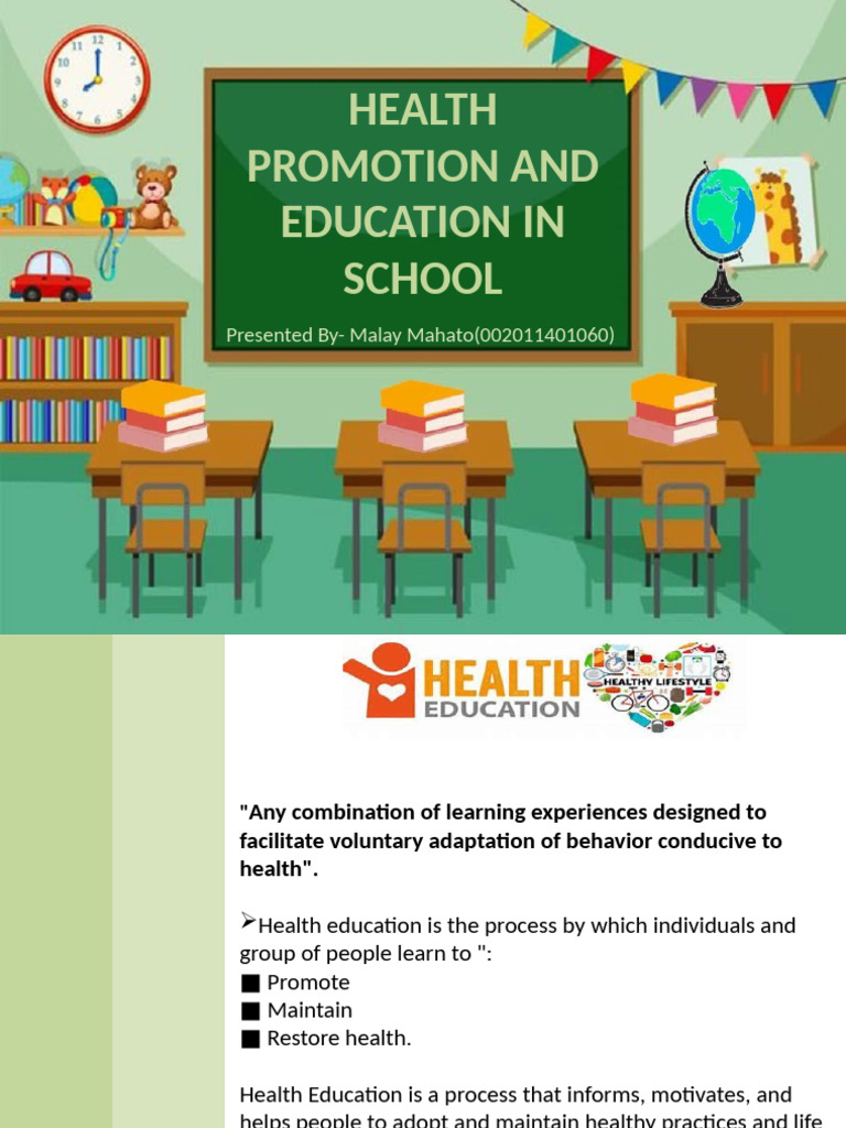 School Health Promotion Strategies | PDF | Health Promotion