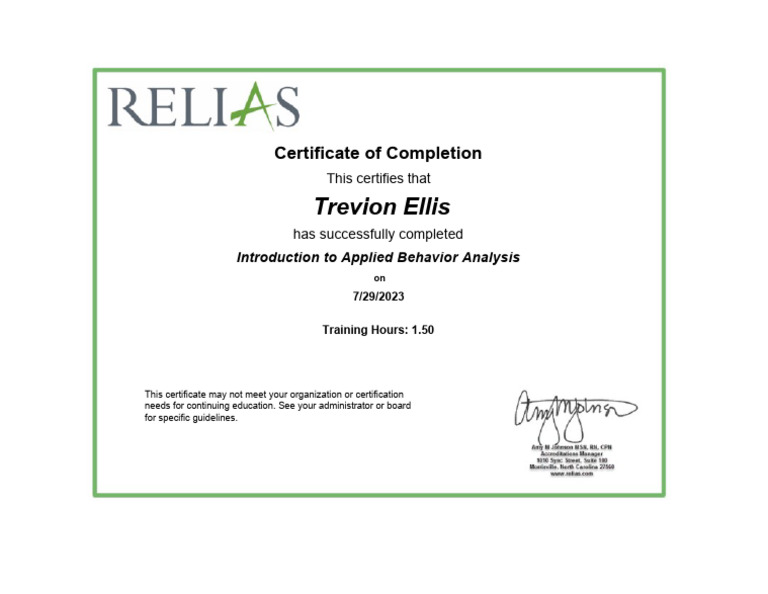 CertificateofCompletion 2 | PDF