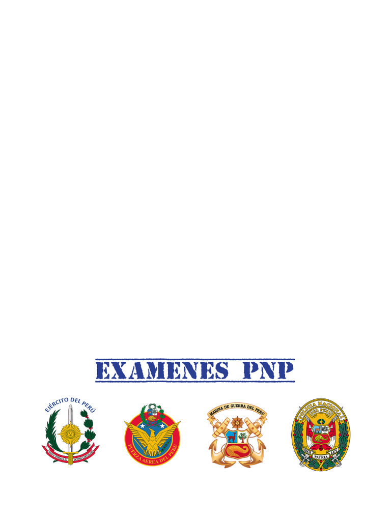 Archivo Examenes PNP Parte 1 | PDF | Andes | Perú