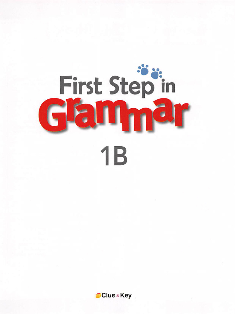 First Step in Grammar 1B | PDF