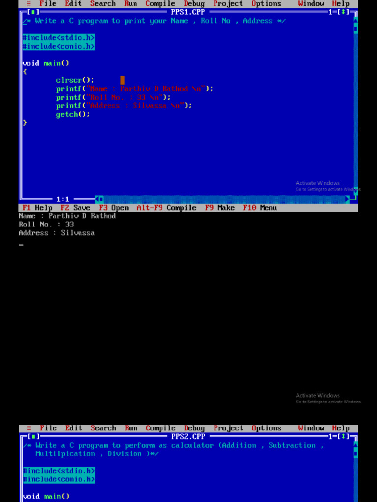 PPS Practical Set-1 | PDF