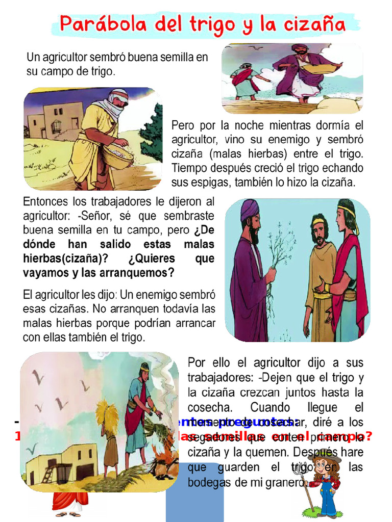 FICHA EL TRIGO Y LA CIZAÑA Clori | PDF