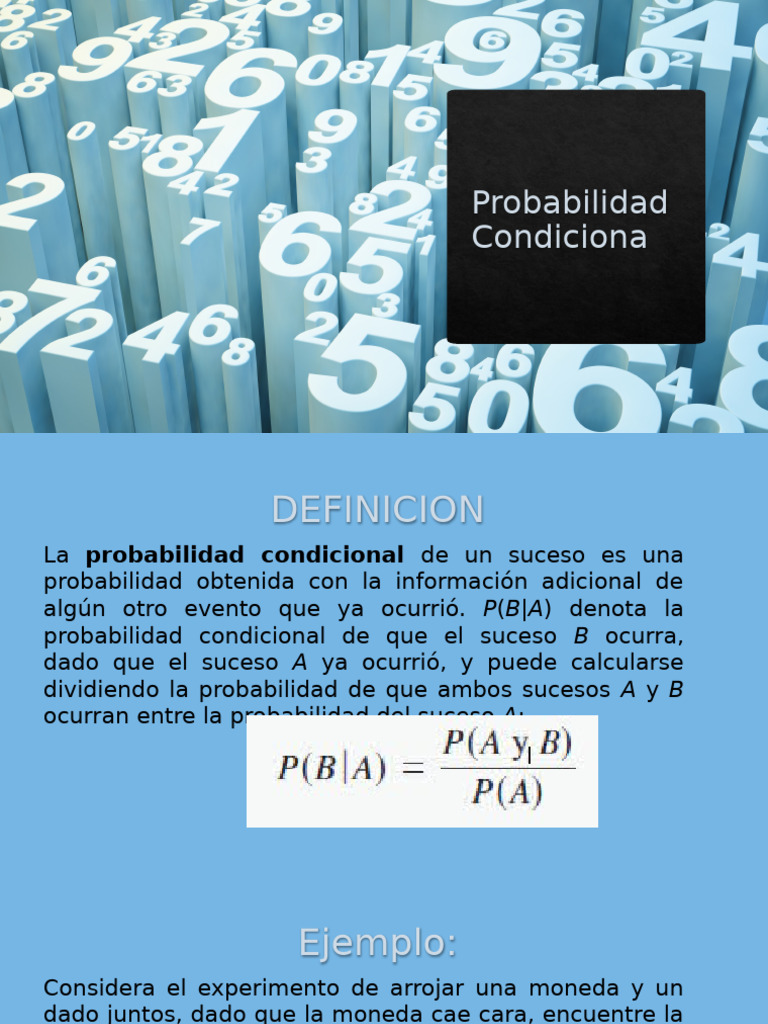 Probabilidad Condicionada | PDF