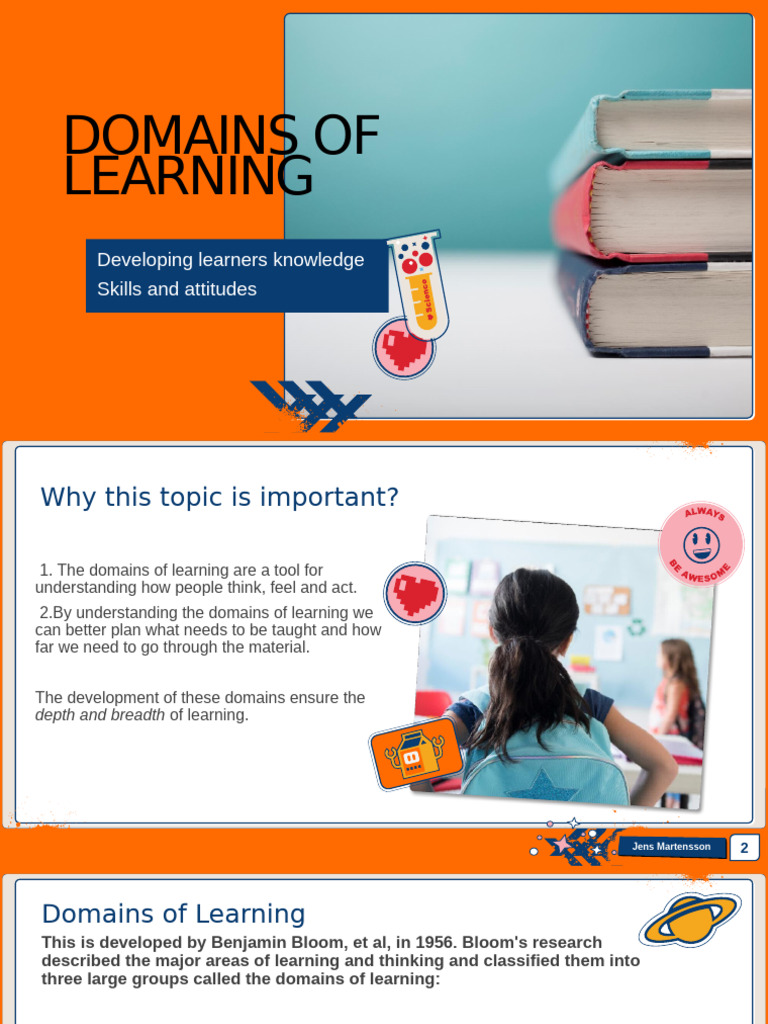 Domains of Learning | PDF | Learning | Knowledge