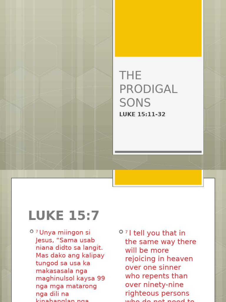 The Prodigal Sons | PDF