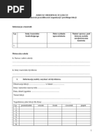 Godziny Ponadwymiarowe - Pusty Arkusz | PDF