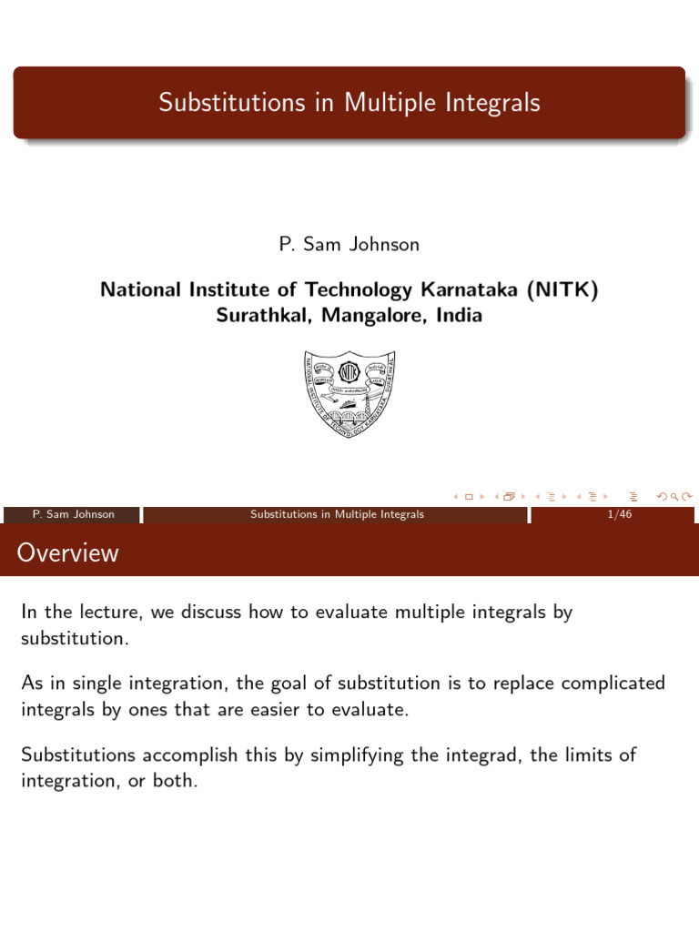 Substitution Methods | PDF | Integral | Cartesian Coordinate System Substitution Methods | PDF | Integral | Cartesian Coordinate System