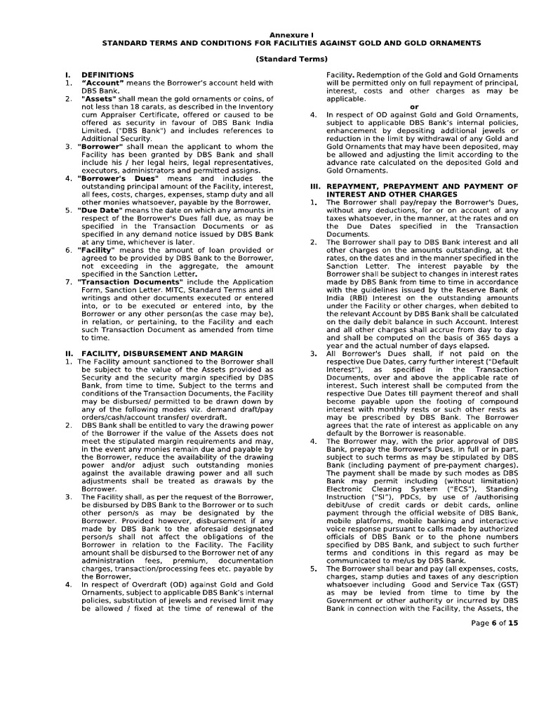 General Terms and Conditions | PDF