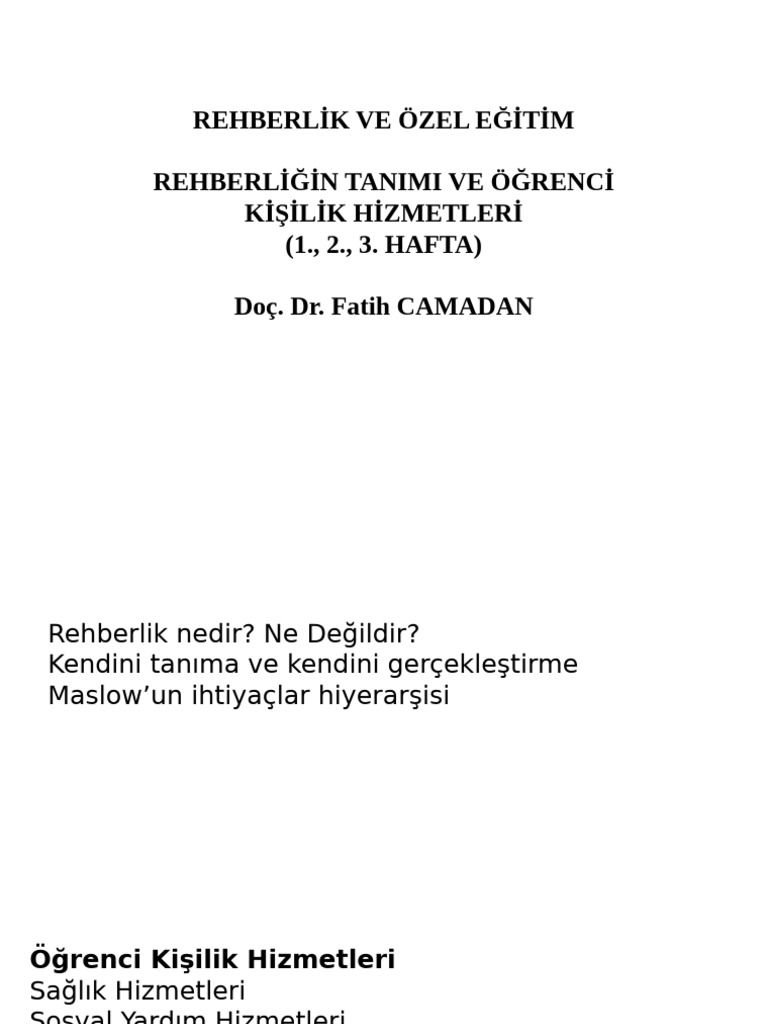 Rehberlik 2024 FC-1 | PDF