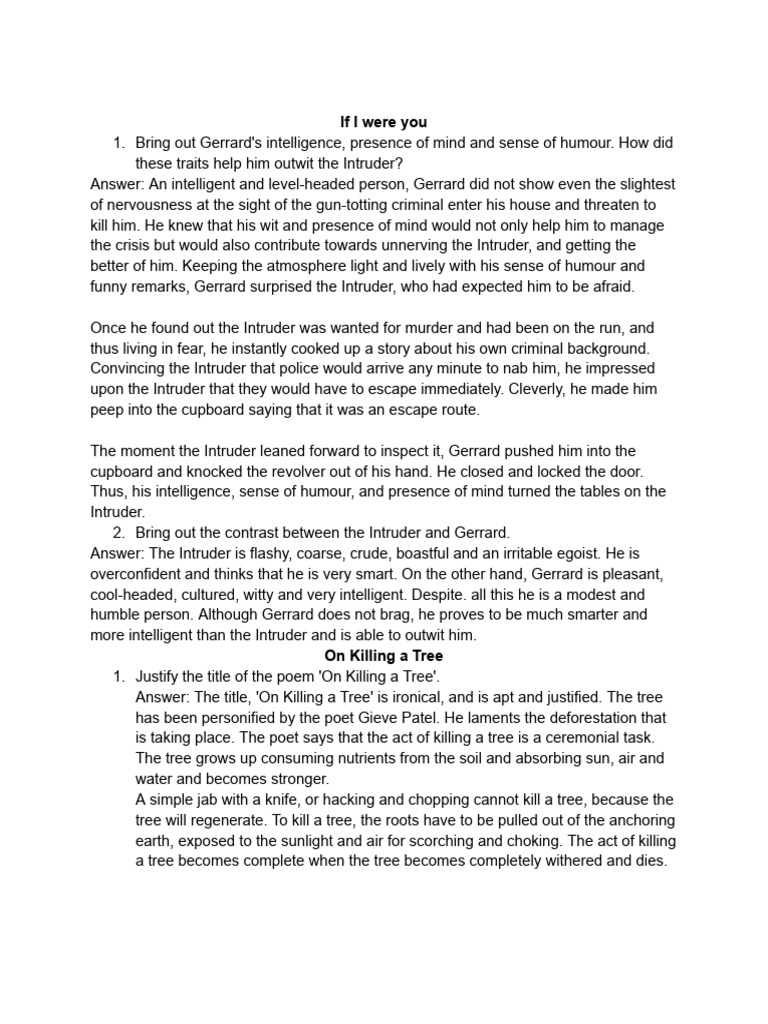 English (Beehive) Notes Class 9 | PDF