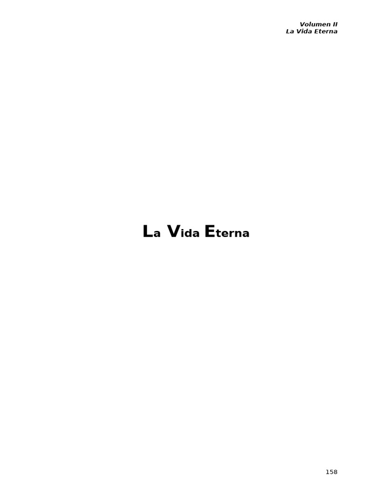 La Vida Eterna - BP - 000099 | PDF | Vida eterna (cristianismo ...