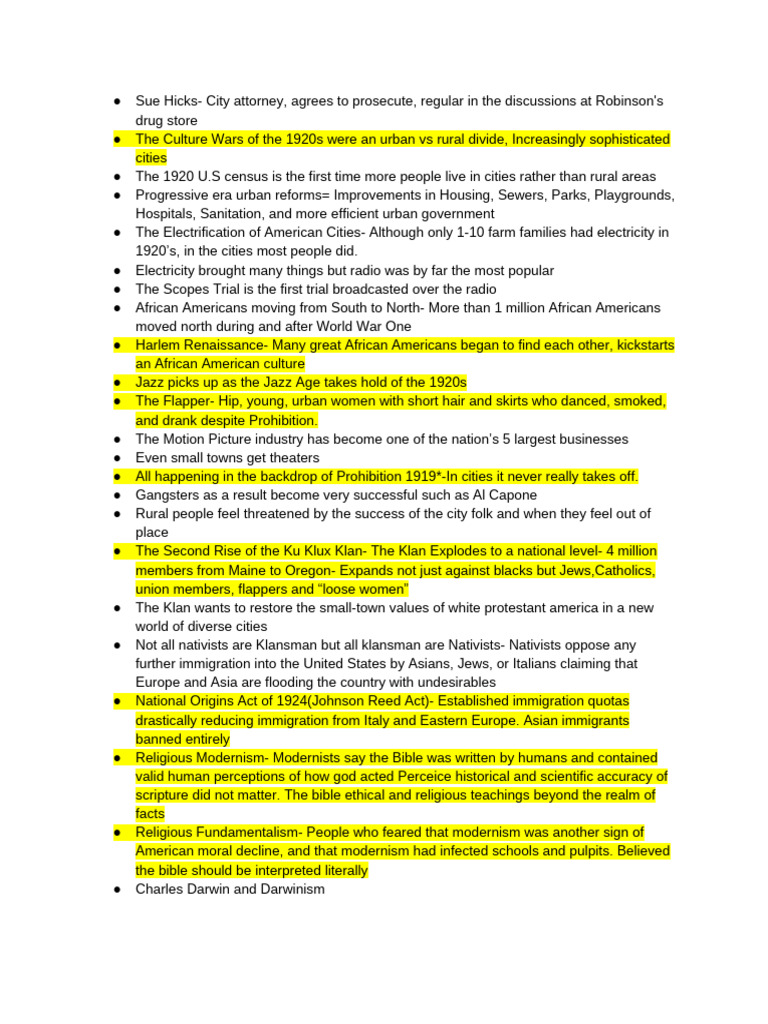 10_29 11_5 Notes | PDF | Ku Klux Klan | Incorporation Of The Bill Of Rights