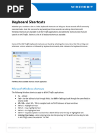 SAP Common Shortcut Keys | PDF | Menu (Computing) | Computer Keyboard