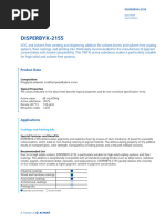 BYK-9076 Wetting Additive Data Sheet | PDF | Thermoplastic | Polymers