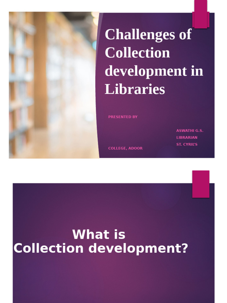 Challenges of Collection Development in Libraries | PDF