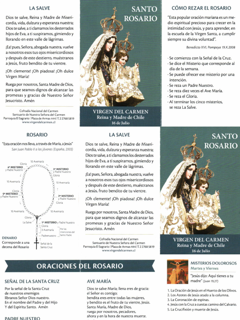 Oración Del Rosario | PDF