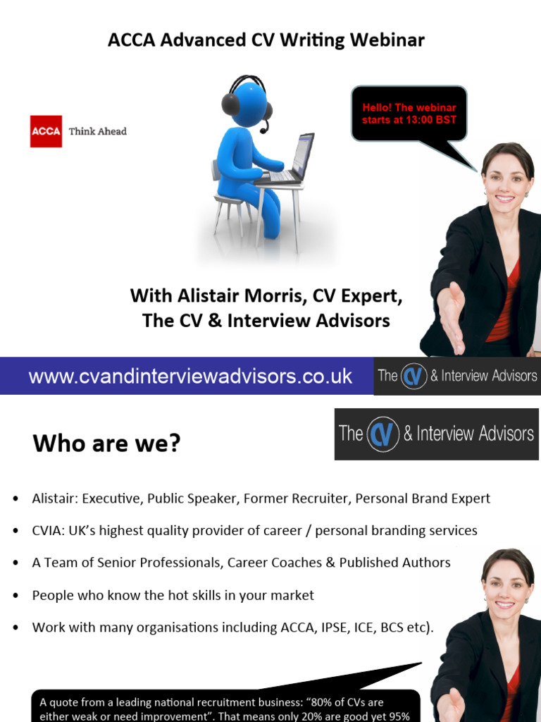 Acca Student and Affiliate CV Webinar 22 Sep 2017 | PDF | Recruitment ...