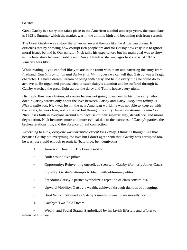 The Great Gatsby | PDF | The Great Gatsby