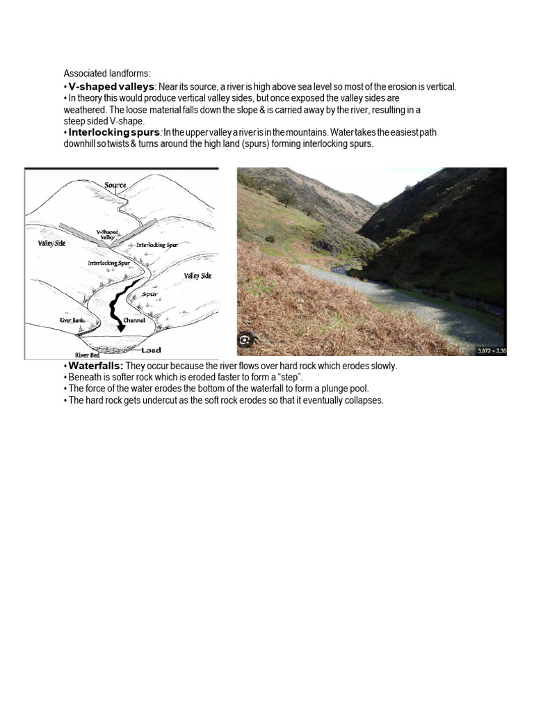 River Landforms and Flooding Explained | PDF | Erosion | River