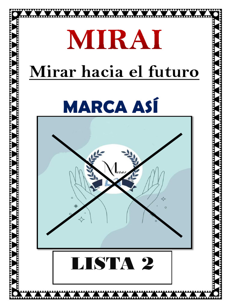 Volante Afiche Mirai | PDF