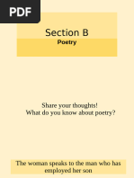Year 13 Poetry Notes Sangam | PDF | Poetry | Conscience