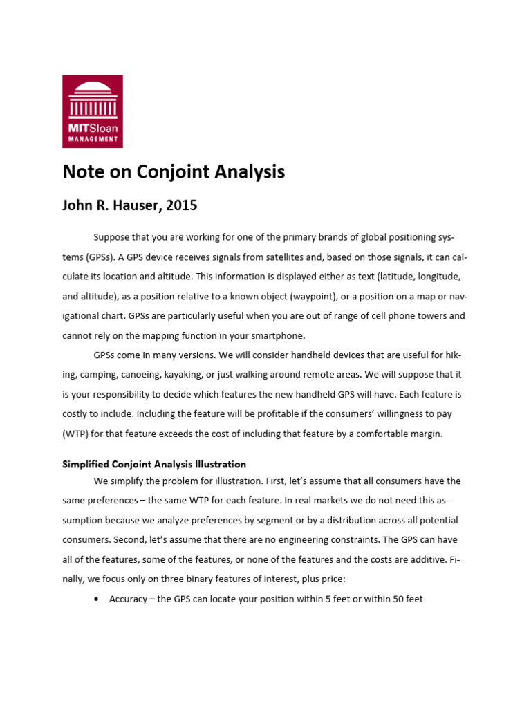 Conjoint | PDF | Statistics