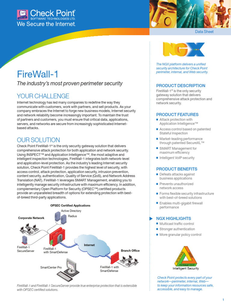 Telindus IVSP - Security - FIREWALL - CheckPoint | PDF | Security | Computer Security