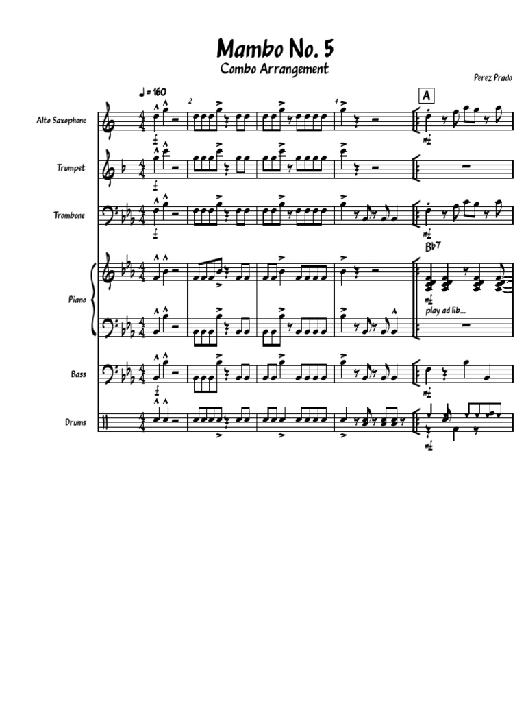 Mambo N 5pdf | PDF | Musical Instruments