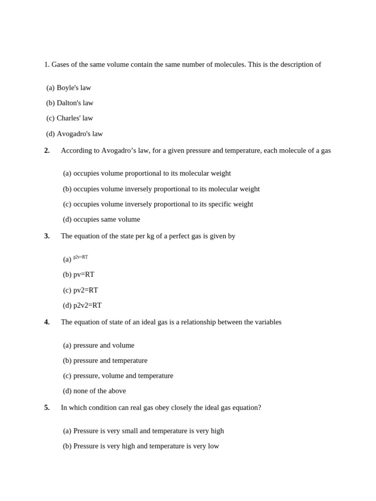 Thermo II Gas Mixture Theory | PDF | Gases | Continuum Mechanics
