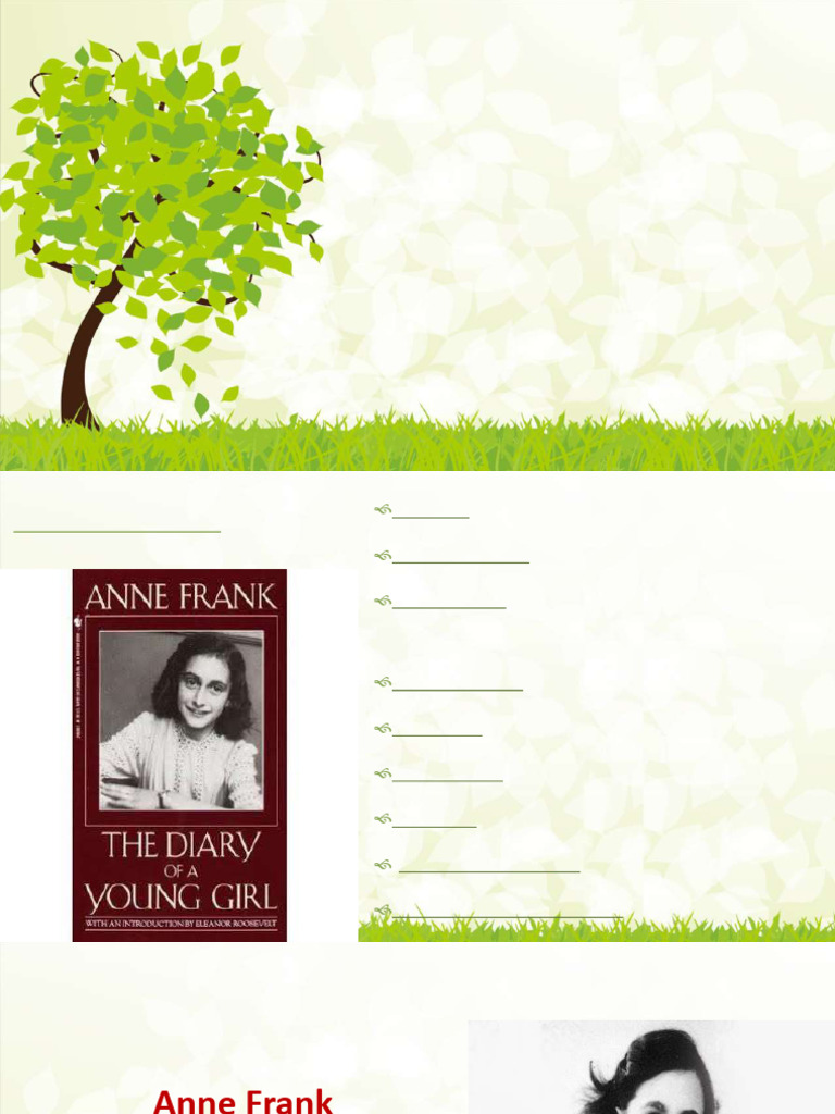 The Diary Ofa Young Girl: Anne Frank | PDF | Anne Frank