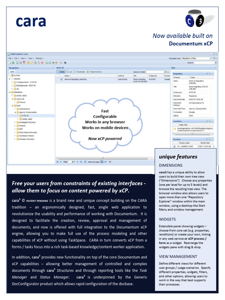 Generis - CARA For Documentum XCP | PDF | Computer Science | Software Engineering