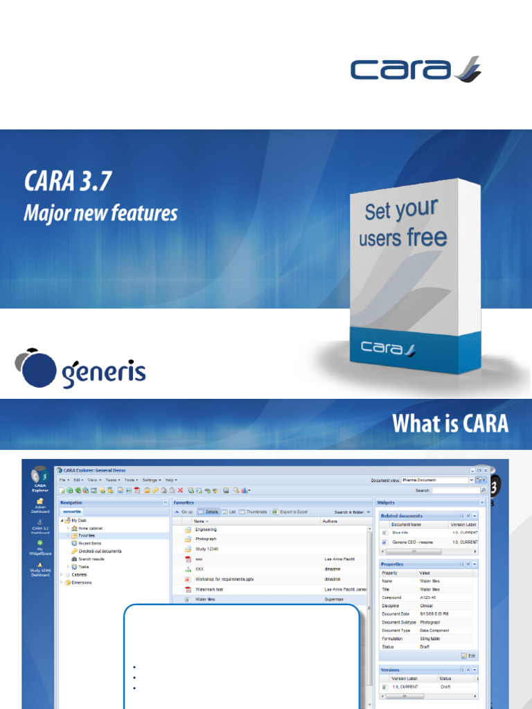 CARA v3 7 Major New Features | PDF | Microsoft Excel | System Software