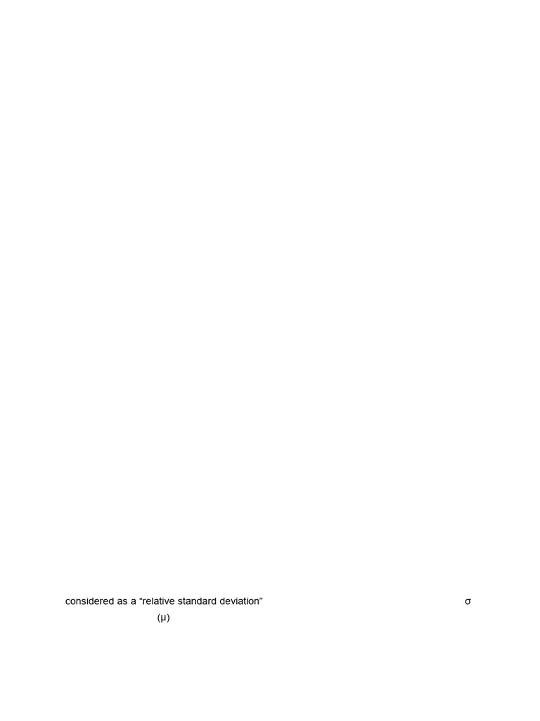Lognormal %CV Formula Explained | PDF | Coefficient Of Variation ...