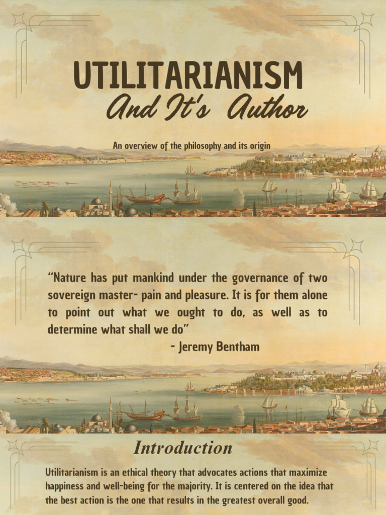 Utilitarianism | PDF | Utilitarianism | Applied Philosophy