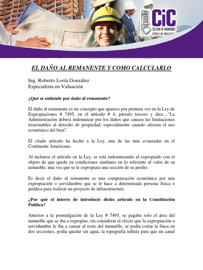 Remanente | PDF | Dominio eminente | Costa Rica