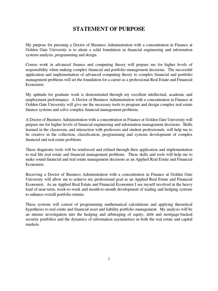 Sop | PDF | Financial Economics | Investment Management