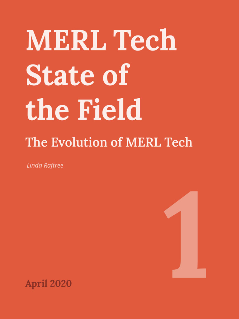 MERL Tech: Evolution and Innovations | PDF | Big Data | Information And ...