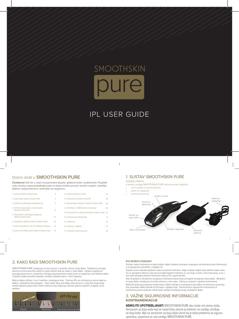 SmoothSkin Pure Prirucnik HR | PDF