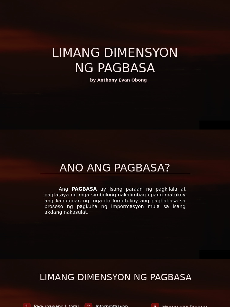 The Five Dimensions of Reading | PDF