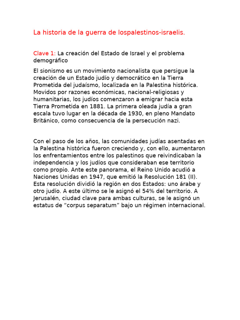 Israel y Palestina Natalia | PDF | Asentamiento israelí | Israel