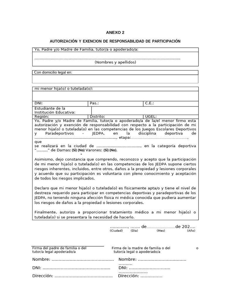 ANEXO 2 y 3 JDEN | PDF